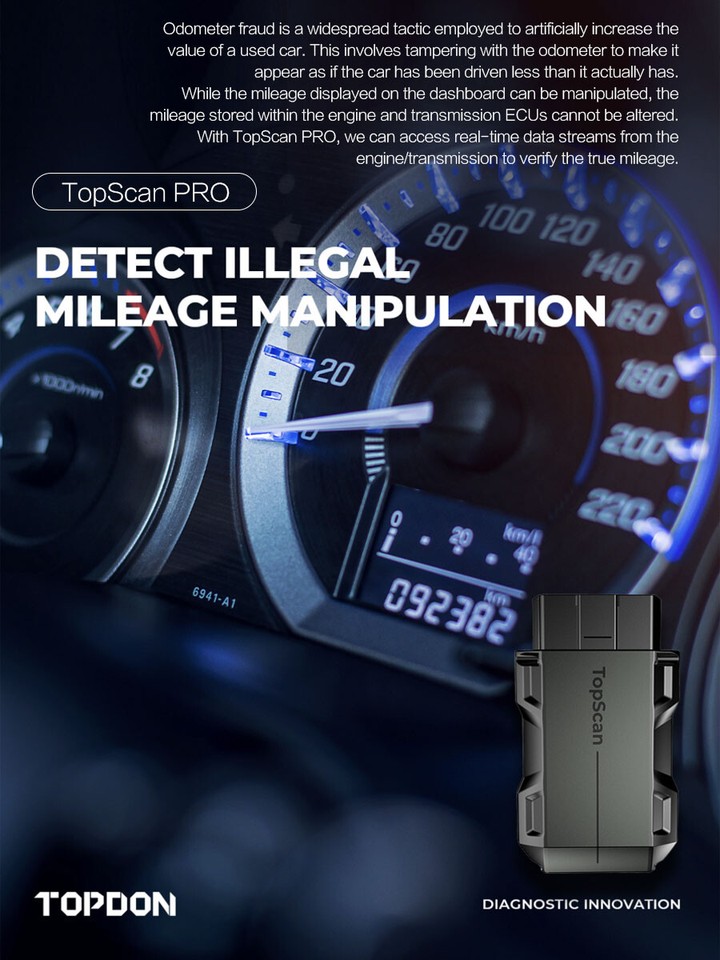 TOPDON Topscan PRO All System Scanner Key Fob Programming Car ...