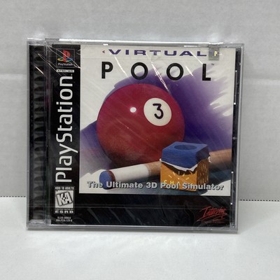 PLAYSTATION 1 VIRTUAL POOL 3 1996 BLACK LABEL 40421891207 | eBay