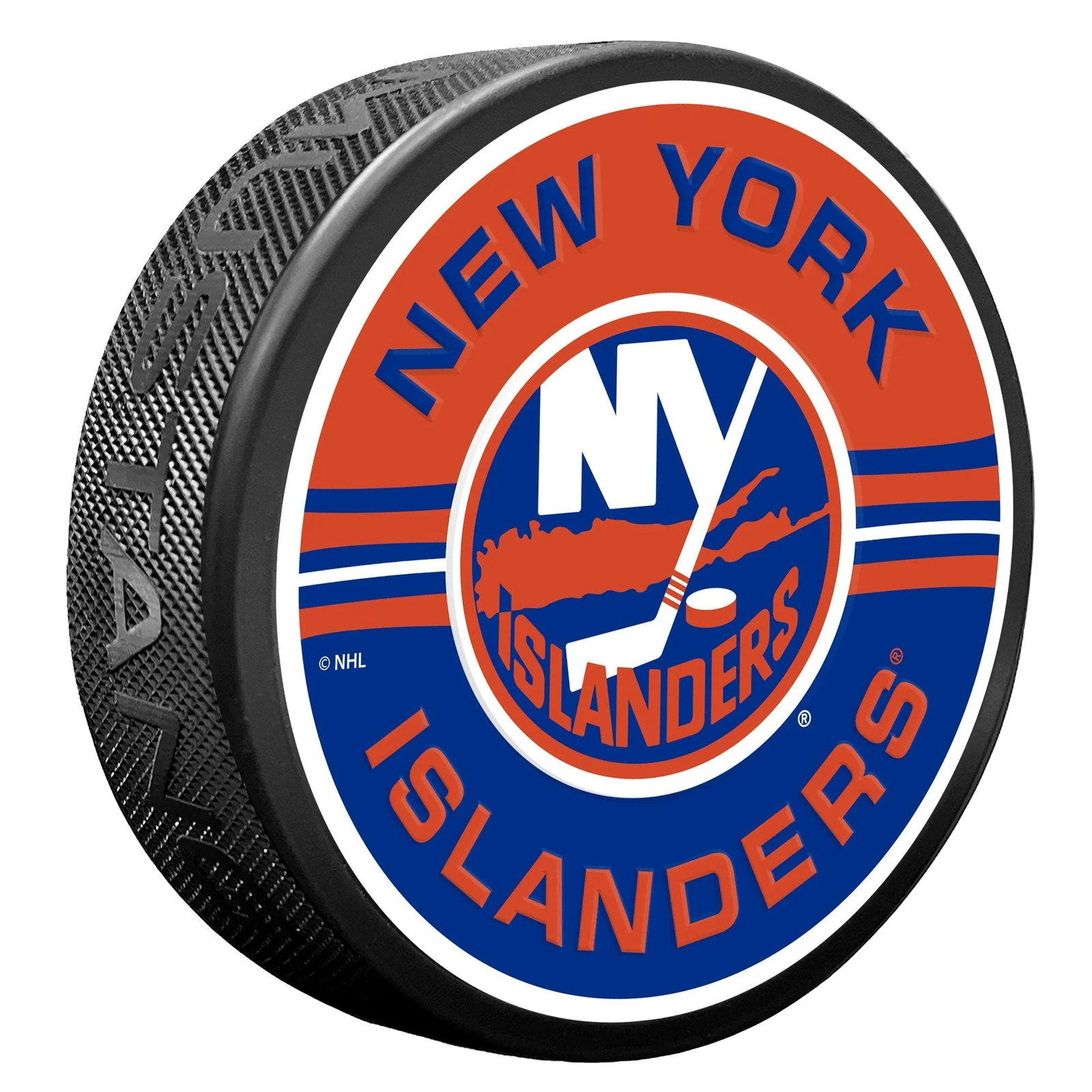 New York Islanders Puck - Half & Half | eBay