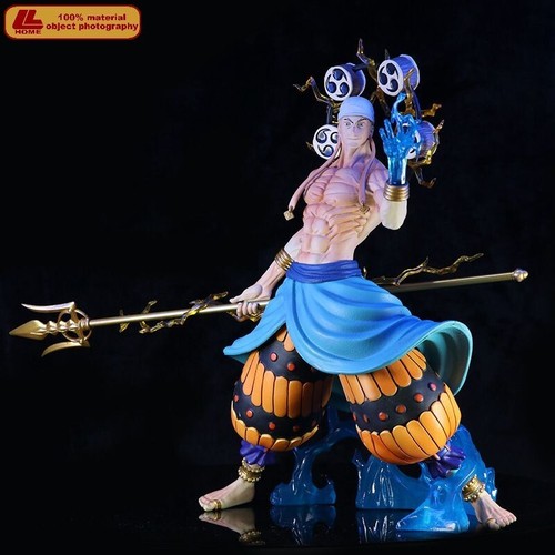 Anime One Piece Enel Stand Trident Sound Ray Thunder Big Figure Statue ...