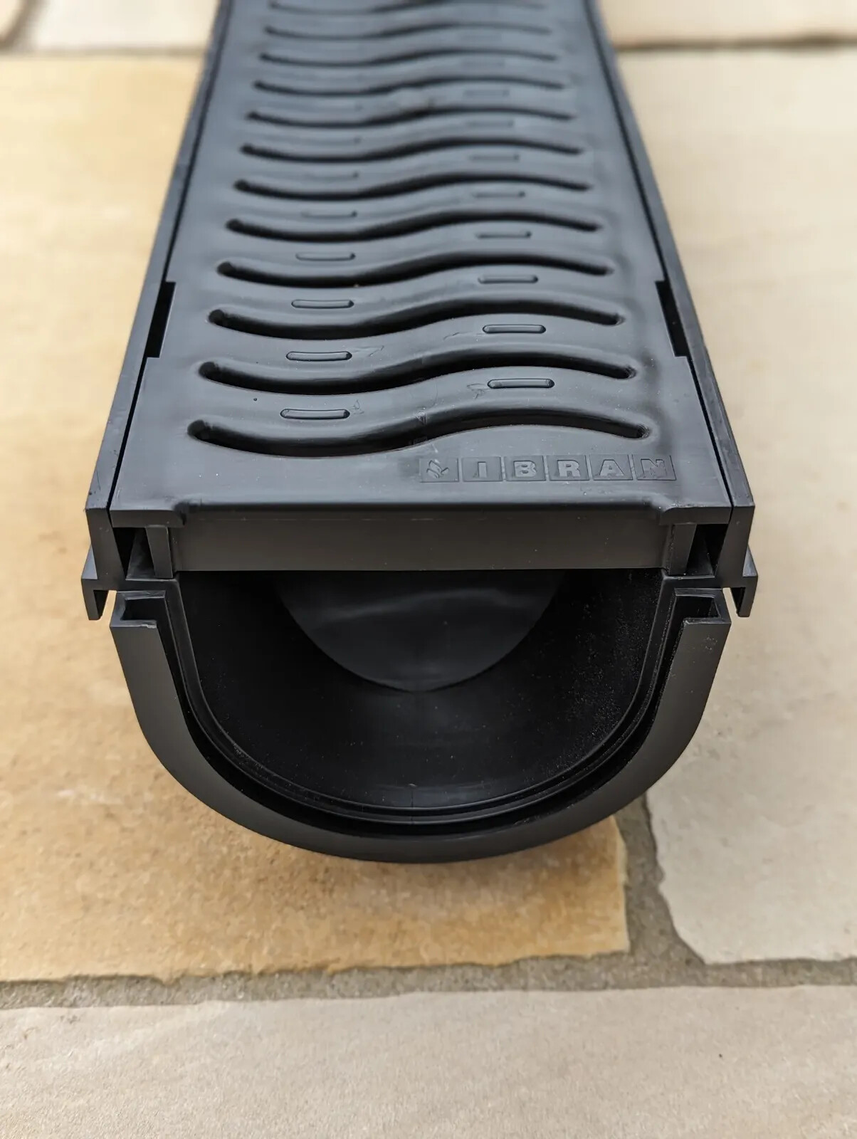 IBRAN-S Heavy Duty Patio & Driveway Drainage CHANNELS, CORNERS & CAPS ...
