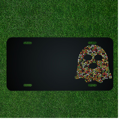 Custom Personalized License Plate With Add Names To Colorful Ghost ...