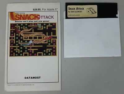 Snack Attack by Datamost for Apple II+,IIe,IIc,IIgs 1981 Pacman | eBay