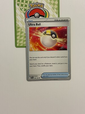 Ultra Ball 196/198 23 Pokemon World Championships Variant Scarlet ...