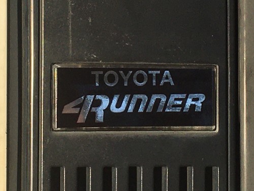 Chrome Toyota 4runner 1984 1985 1986 1987 1988 1989 Pillar Emblem Badge ...