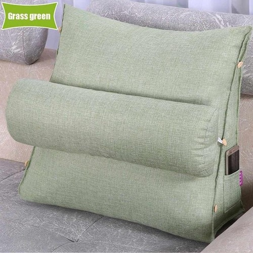 Bed Couch Chair Sofa Cushion with Triangular Backrest Pillow Bed ...