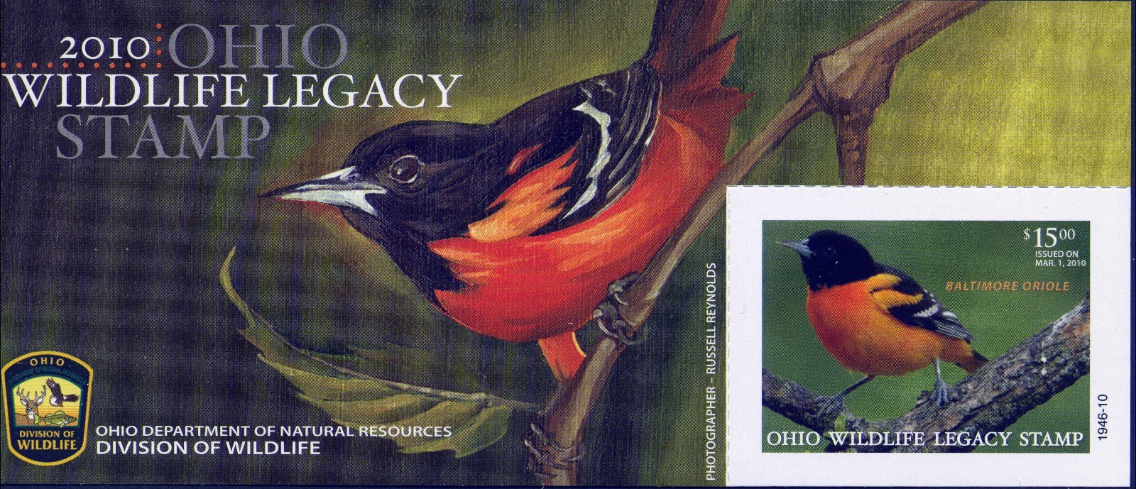 OHIO WILDLIFE LEGACY STAMPS 2010-2017 (8 | Grelly USA
