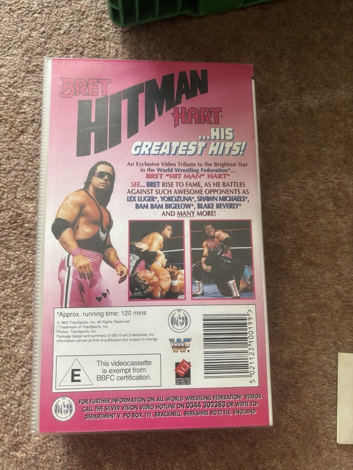 Bret Hart VHS Complete | eBay UK