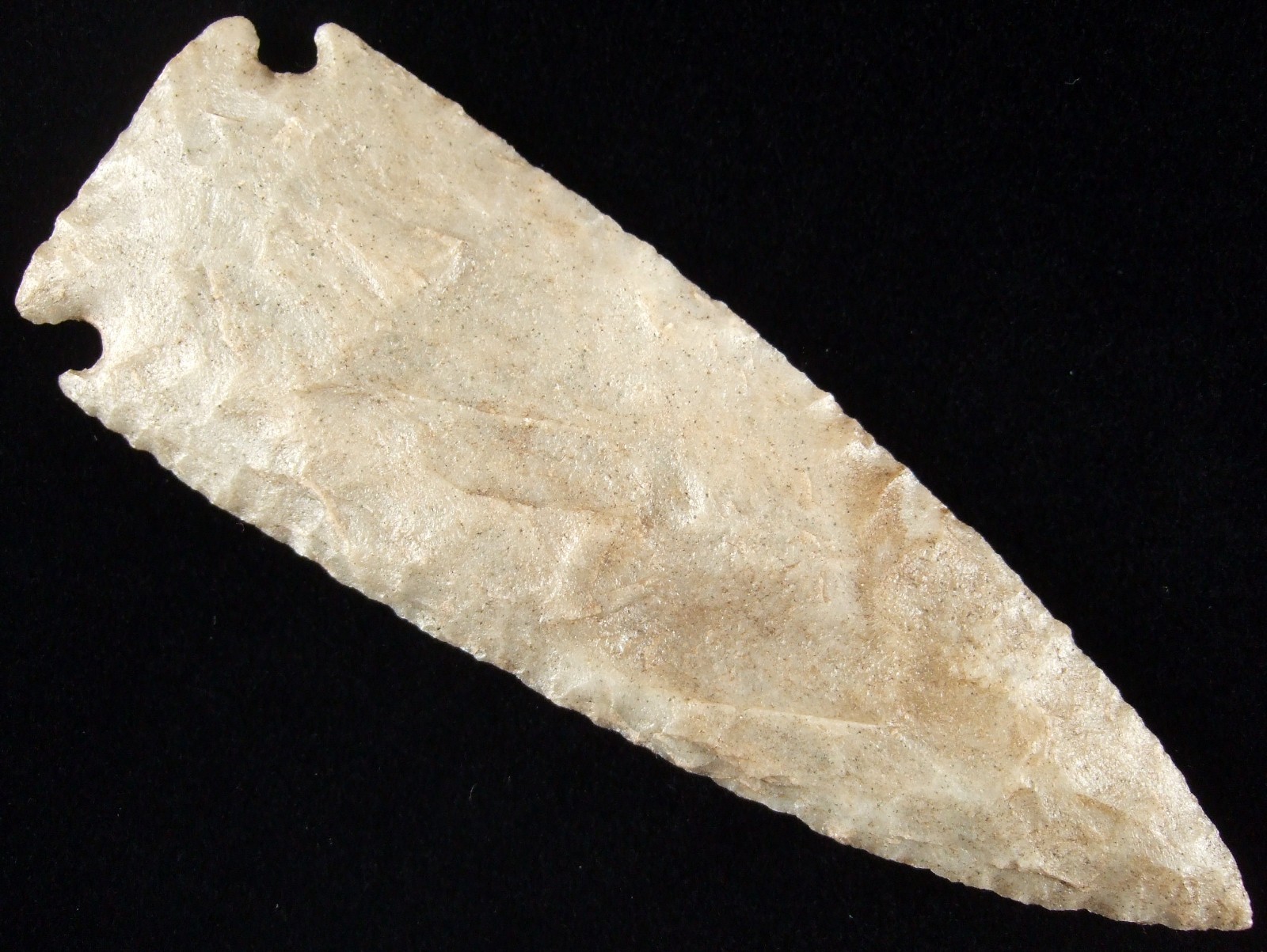 Exceptionally Fine 5 1/16 inch Missouri Hixton Flint Benton Point COA ...