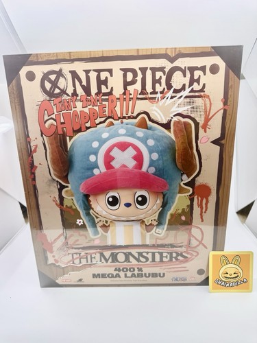 Authentic Mega Labubu 400% Tony Tony Chopper One Piece Pop Mart New US ...