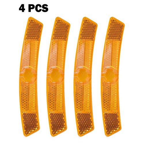 Spoke Reflector Reflective Strips Indoor Office 4 Pcs Mountain Bike PC ...