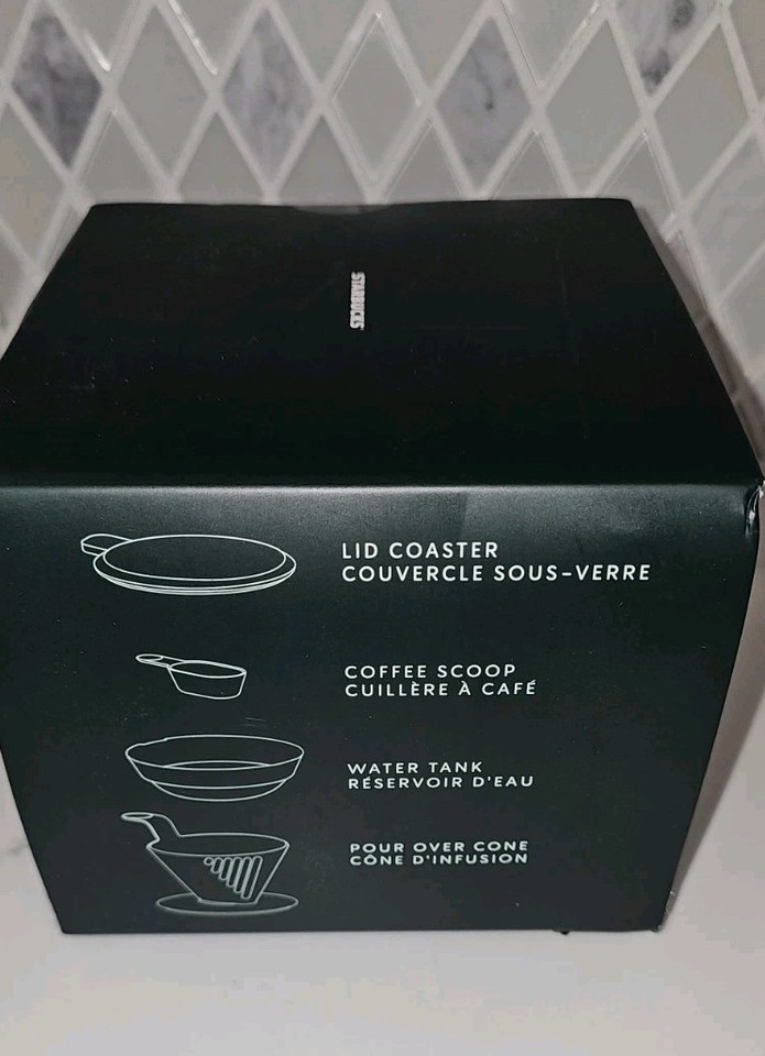 Starbucks Black Pour Over Set Coffee Funnel Brewing Manual Coffee Maker ...