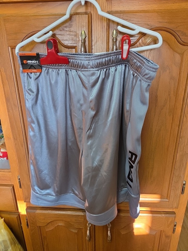 Brand New! Men's AND1 Basketball Shorts Size L 11 Inch Inseam | eBay