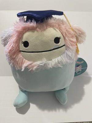 Squishmallows 8" Zozo NWT Bigfoot Yeti Rainbow Graduation Grad Cap ...