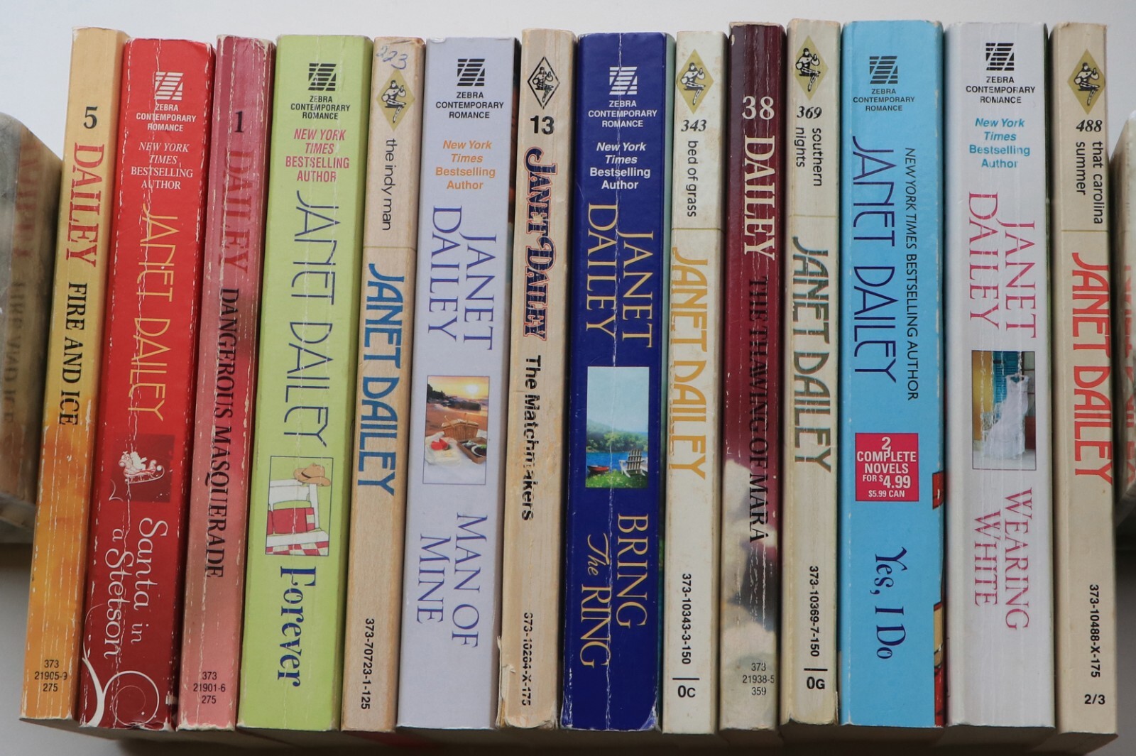 Lot of 14 Janet Dailey Contemporary Romance Books From the Americana ...