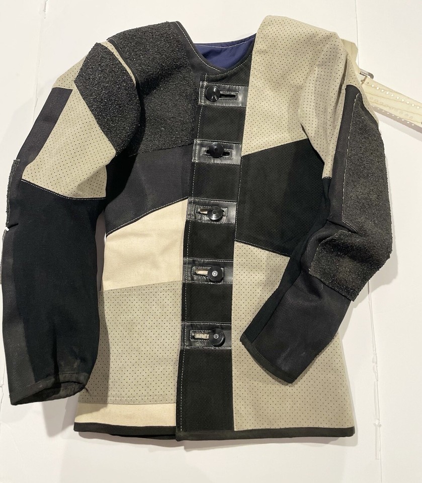 CHAMPIONS CHOICE Competition Shooting Jacket Coat Black White HEAVY ...