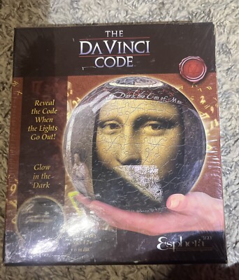 Factory Sealed 240 Piece Esphera Globe Puzzle-The Davinci Code-Glow in ...