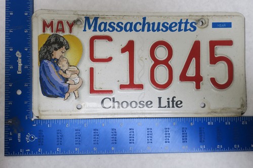 Ma Choose Life Graphic License Plate Tag Family Baby Mother Kid #CL ...