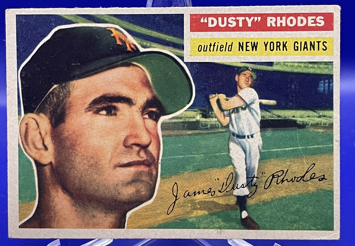 1956 Topps #50 Dusty Rhodes New York Giants | eBay