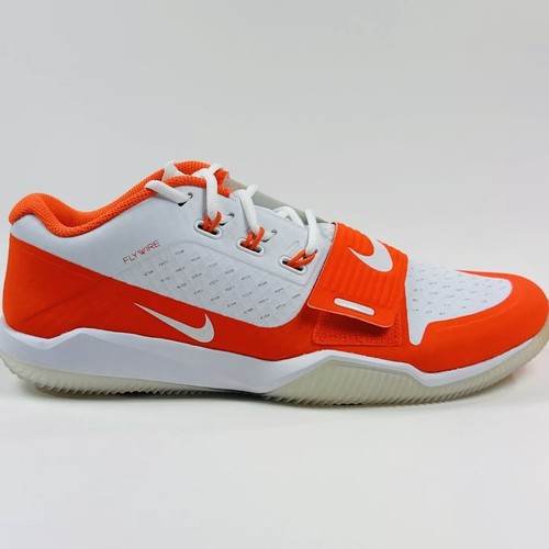 Nike Alpha Menace Flywire Football Turf Shoes Orange White BV3997-105 ...