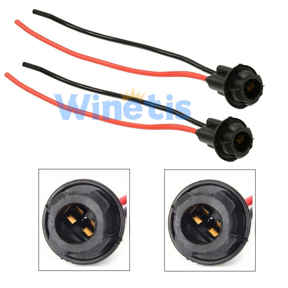 Universal Pigtail Wire Female Socket 194 Harness Rear Side Marker Light ...