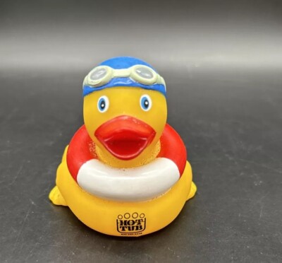 Rubber Duck Multicolor Vintage Life Preserver Goggles Swim Cap | eBay