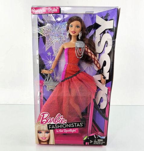 Barbie Fashionistas SASSY Doll Swapping Styles V7210 Spotlight Mattel ...