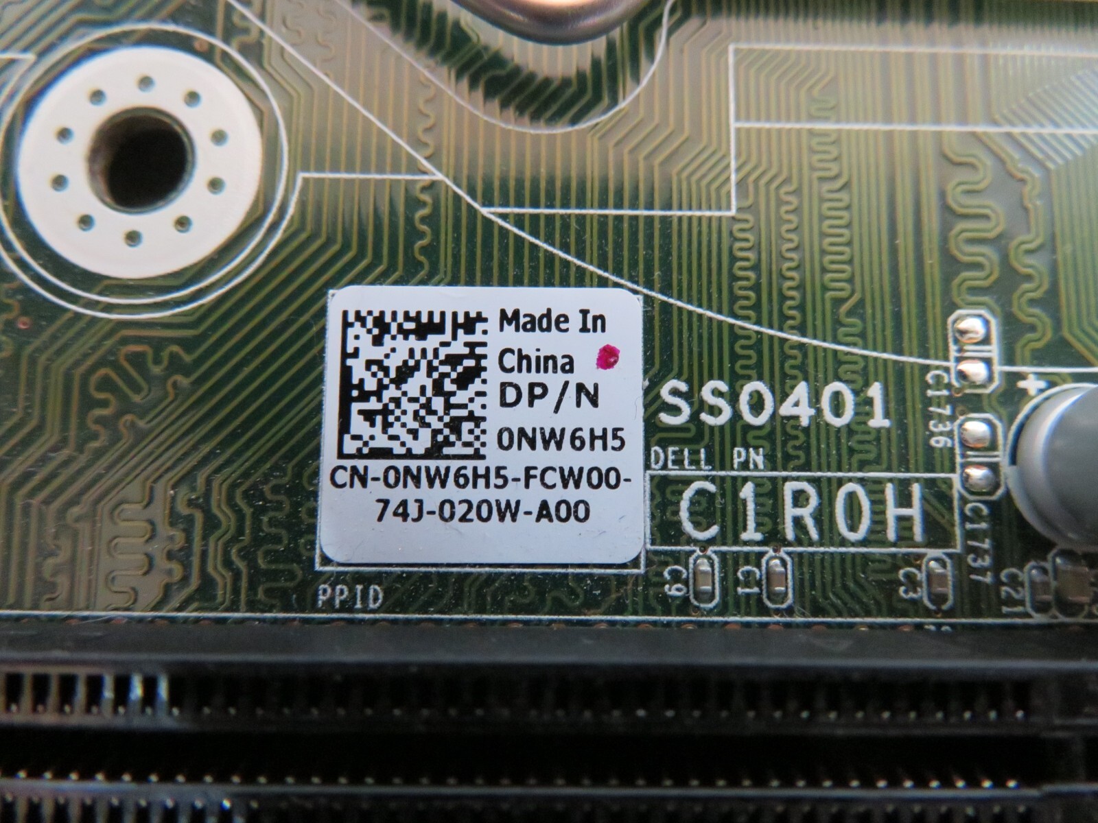 GENUINE DELL OPTIPLEX 7050 SFF DESKTOP MOTHERBOARD LGA 1151 NW6H5 ...