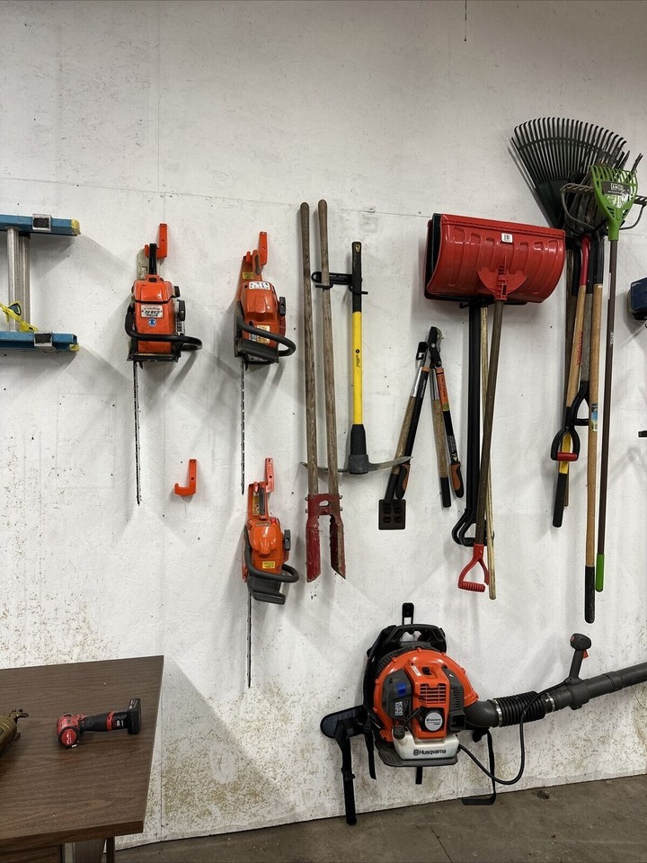 CHAINSAW STORAGE HOOK STIHL ECHO HUSQVARNA Wall Rack Holder Hanger ...