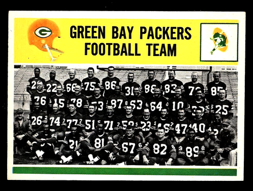 1964 PHILADELPHIA "GREEN BAY PACKERS" TEAM PHOTO #83 NM/NM+ (COMBINED ...