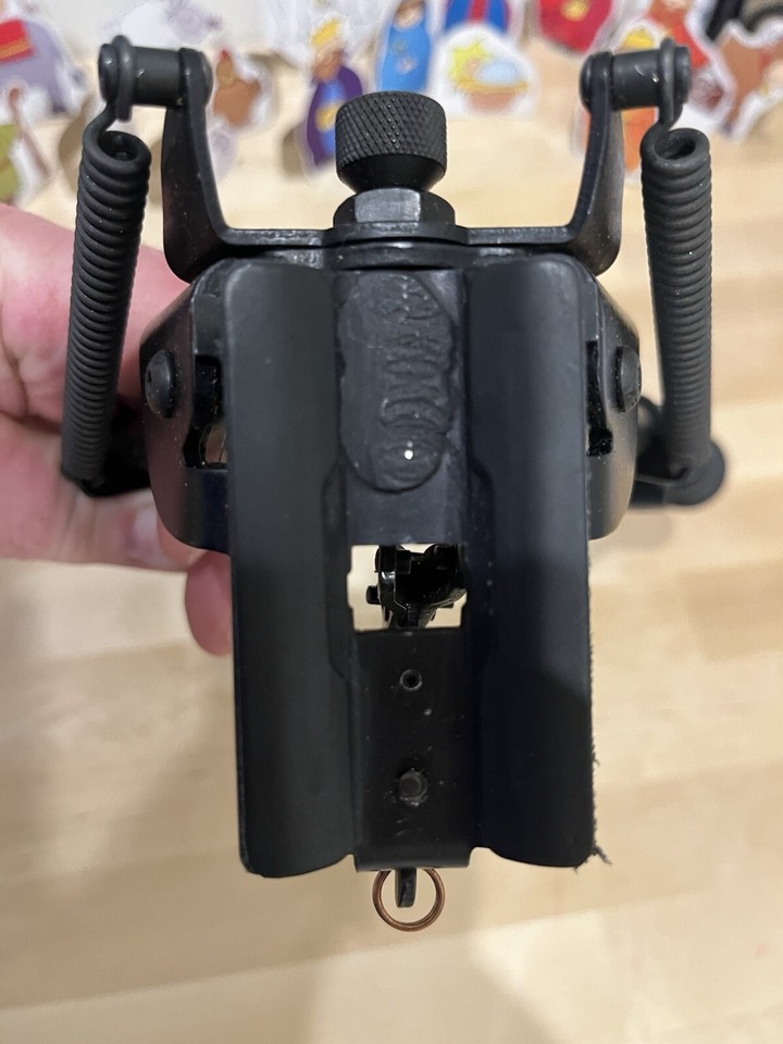 Harris Engineering SBRM Hinged Base 6 - 9in. Bipod - Black 51156113090 ...