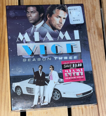 Miami Vice - Season 3 (DVD, 2007, 5-Disc Set) Sealed New | eBay