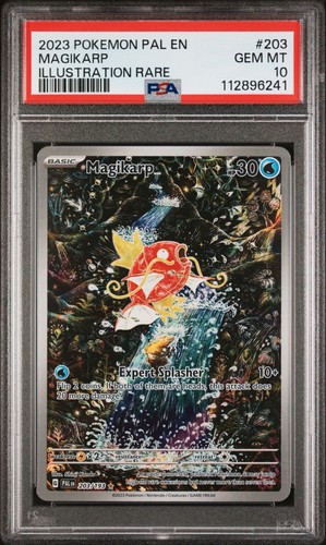 Pokémon TCG Magikarp Scarlet & Violet Paldea Evolved Card 203/193 PSA ...