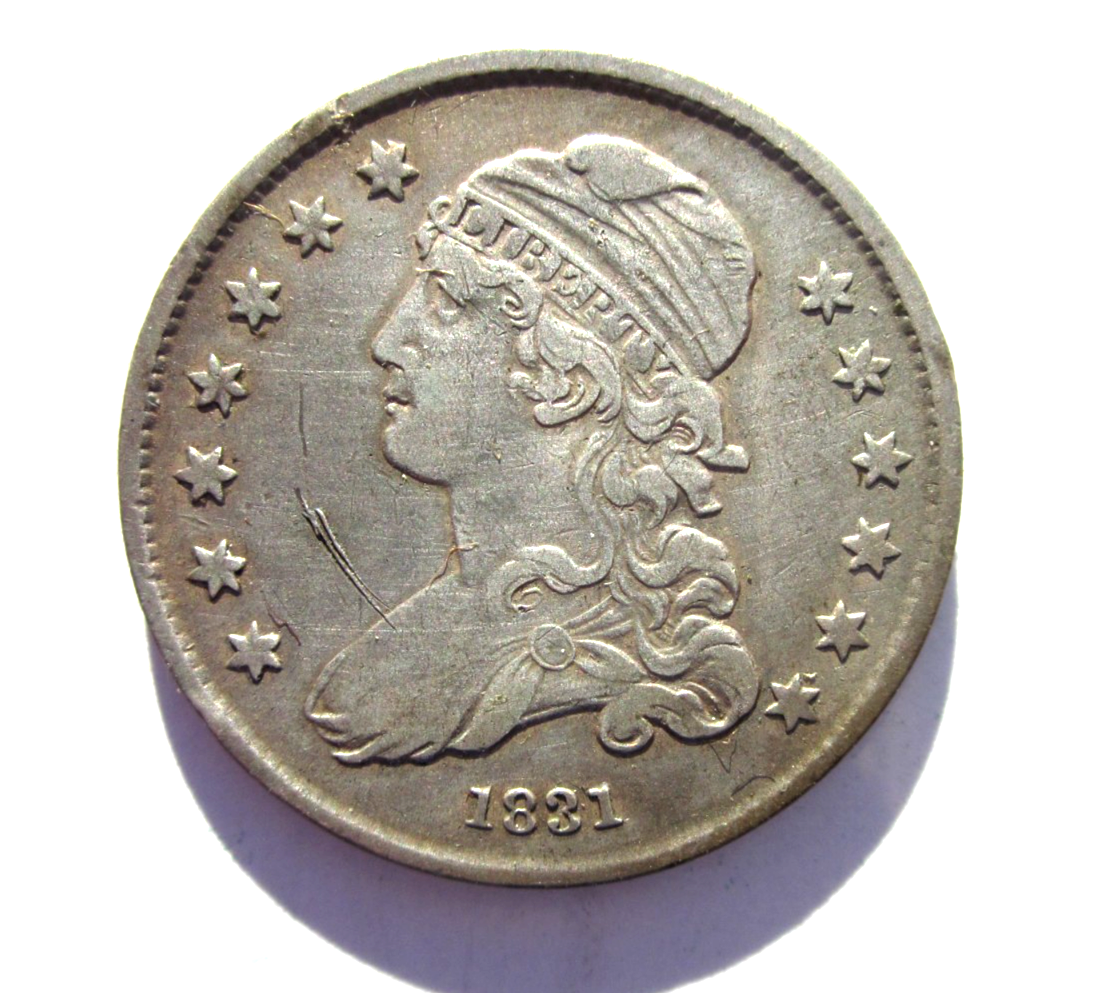 1831 CAPPED BUST QUARTER 25c COIN PHILADELPHIA MINT NICE COLLECTOR DATE ...