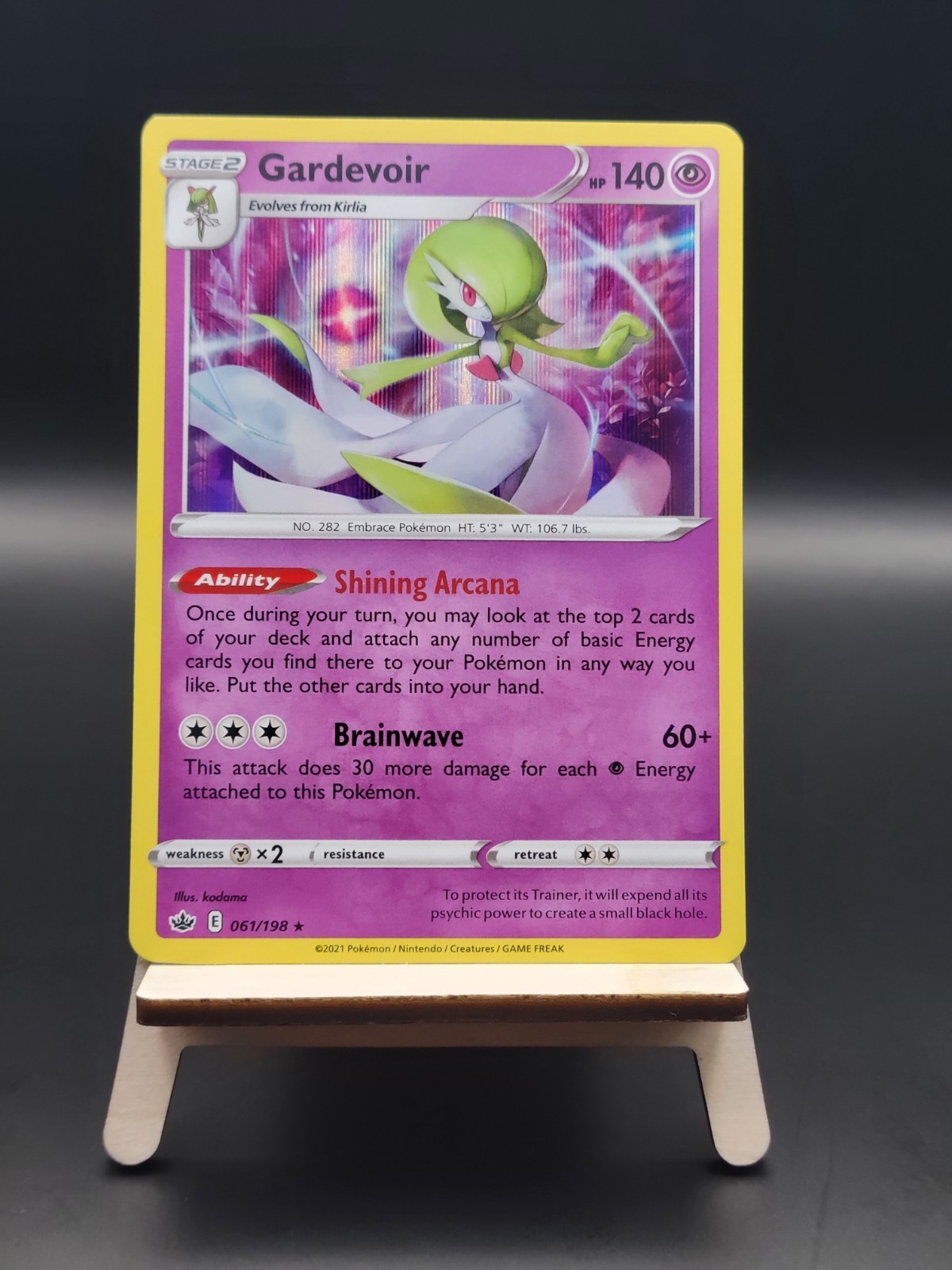 Gardevoir 61/198 - Rare Holo Card | Chilling Reign (swsh6-61)