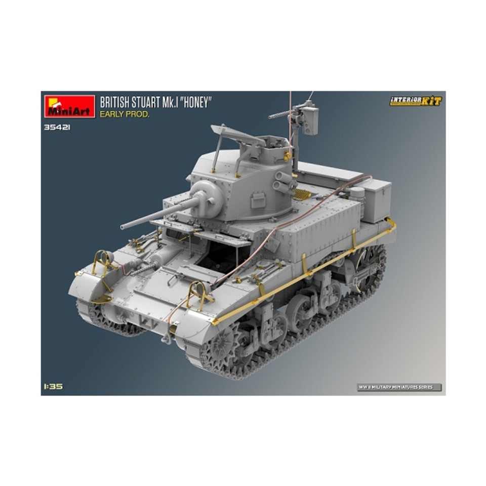 MiniArt WWII Military British Stuart Mk.I "Honey" Early Production w ...