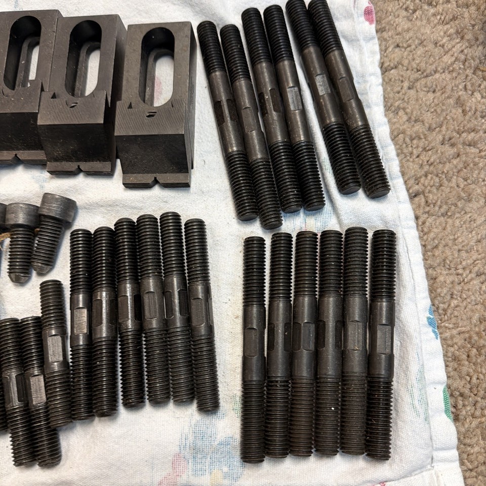 Northwestern And J And S Tools Milling Machine Toe And Edge Clamps ...