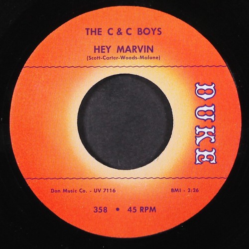 C & C BOYS: hey marvin / you stole my heart DUKE 7" Single 45 RPM | eBay