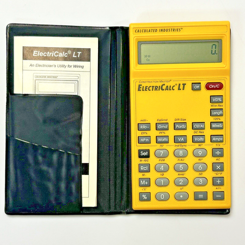 Calculated Industries ElectriCalc LT Construction Master Calculator ...