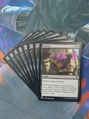 Murder 8 | 7% Off 2+ | Commander Starter 2022 | NM | MTG | eBay