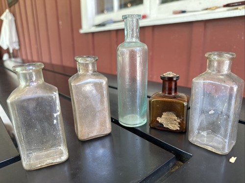 Dr. D. Jaynes Carminative Balsam Phil. OP Medicine Bottle & Abbott ...