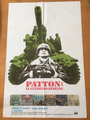 Patton: A Salute To A Rebel Original One Sheet Movie Poster 1970 | eBay