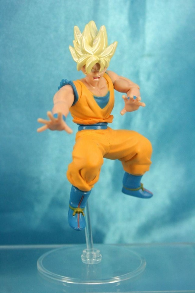 Bandai Dragonball Z HG Plus Action Pose P2 Figure Goku SS Super Saiyan ...