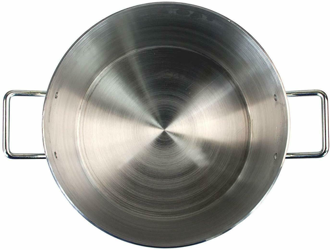 12'' 14" Large Aluminium Cooking Saucepan Stew Soup Casserole Catering ...