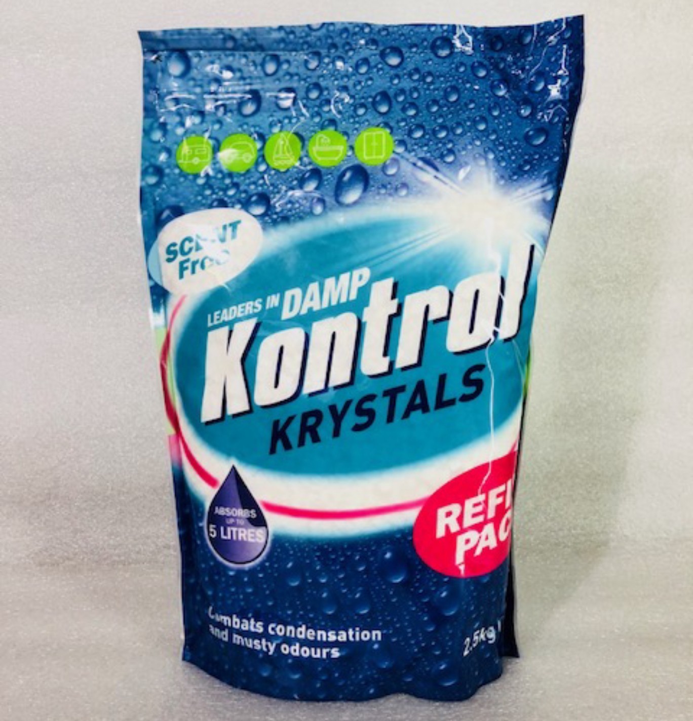 Kontrol Refill Economic Pack Moisture Trap Damp Mould Absorber Crystals ...