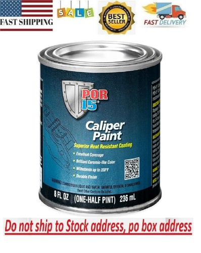 Red Caliper Paint 8 fl oz Heat-Resistant Coating Smooth Coverage ...