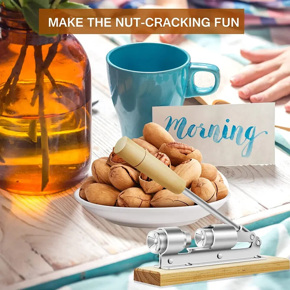 Nut Cracker Machine Splitter Tool Breaker Pecan Sheller Walnut Almond ...