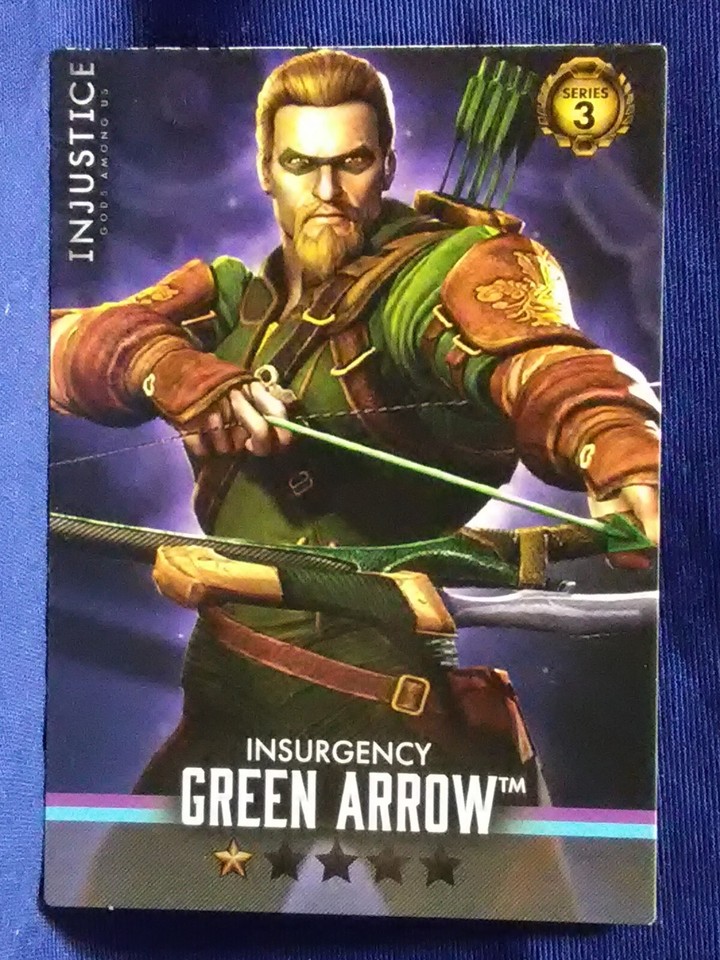 DC Injustice Gods Among Us Base & Holofoil Arcade Cards Series 3 & 4 ...