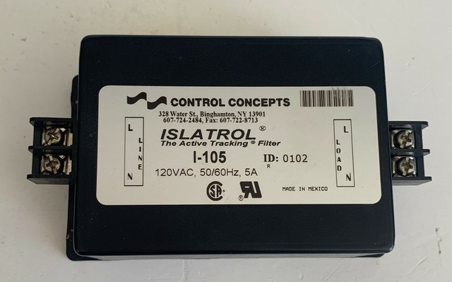 Islatrol I-105 Active Tracking Filter Module 120vac 5a for sale online ...