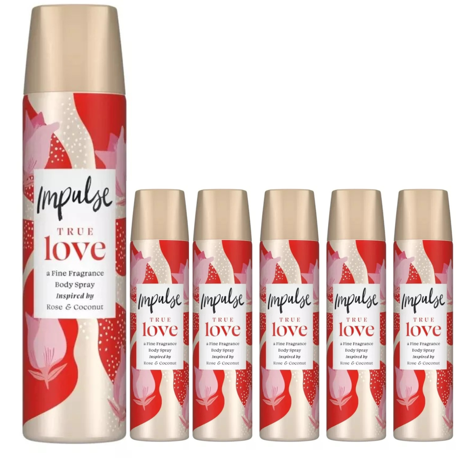 X 6 IMPULSE BODY FRAGRANCE 75ML SPRAY DEODORANT & GIFT SETS MIX | eBay UK